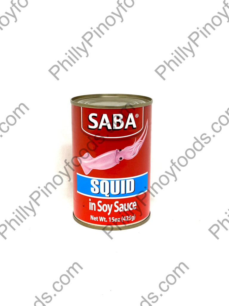 Saba Squid in Soy Sauce 15oz (425g) – Philly Pinoy