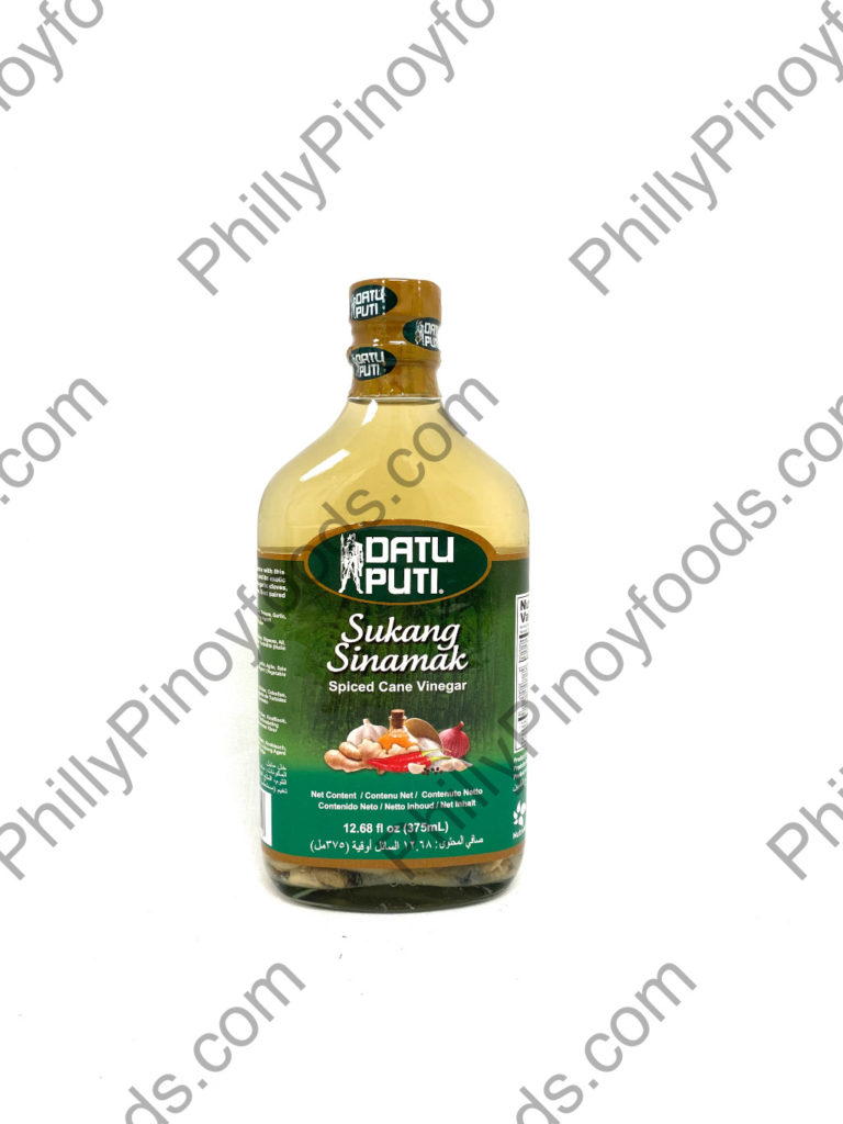 Datu Puti Sukang Sinamak Spiced Cane Vinegar 12.68 fl oz (375mL ...